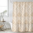 Bathroom Shower Curtain Vintage Brocade Classic Floral Waterproof ...