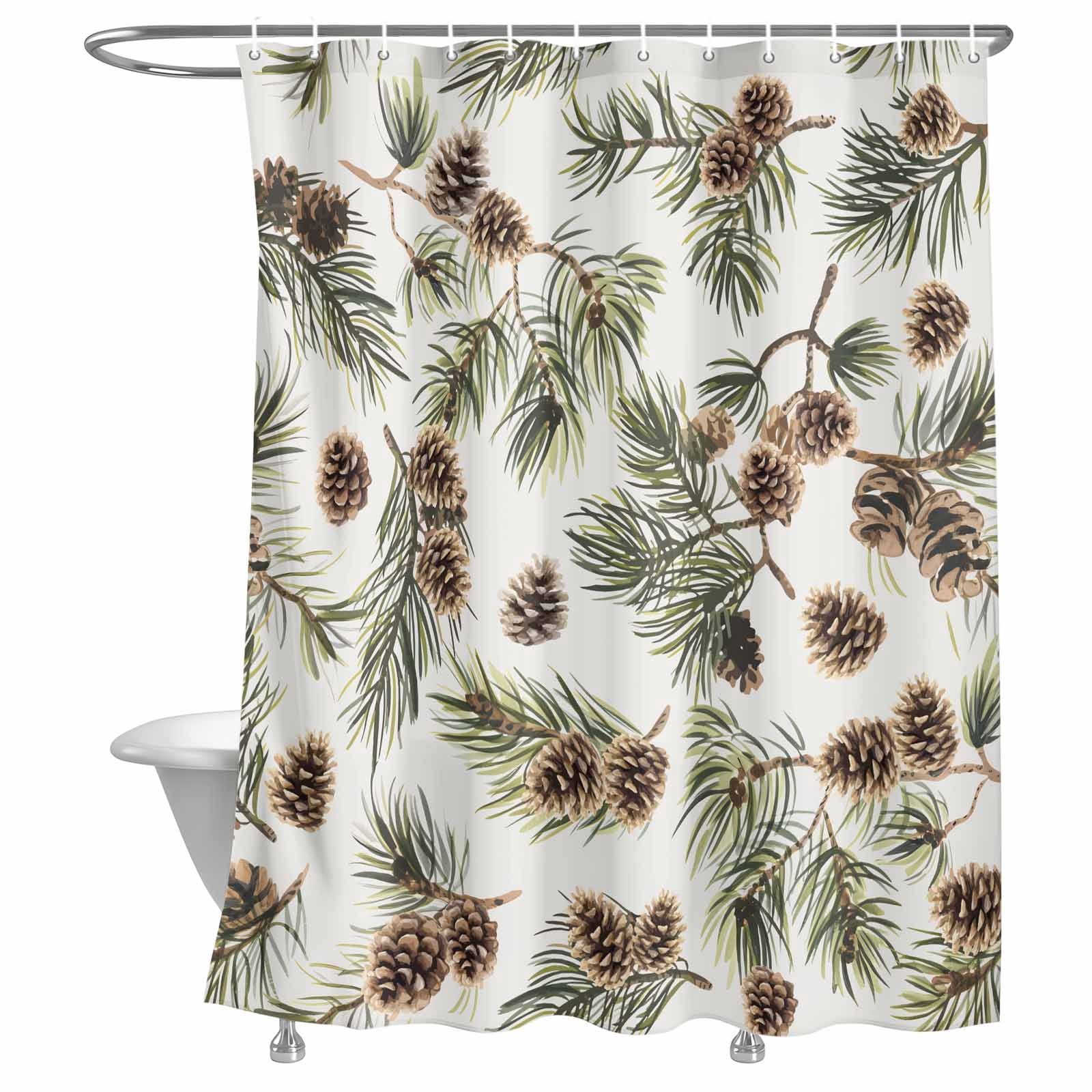 Pine Cone Shower Curtain
