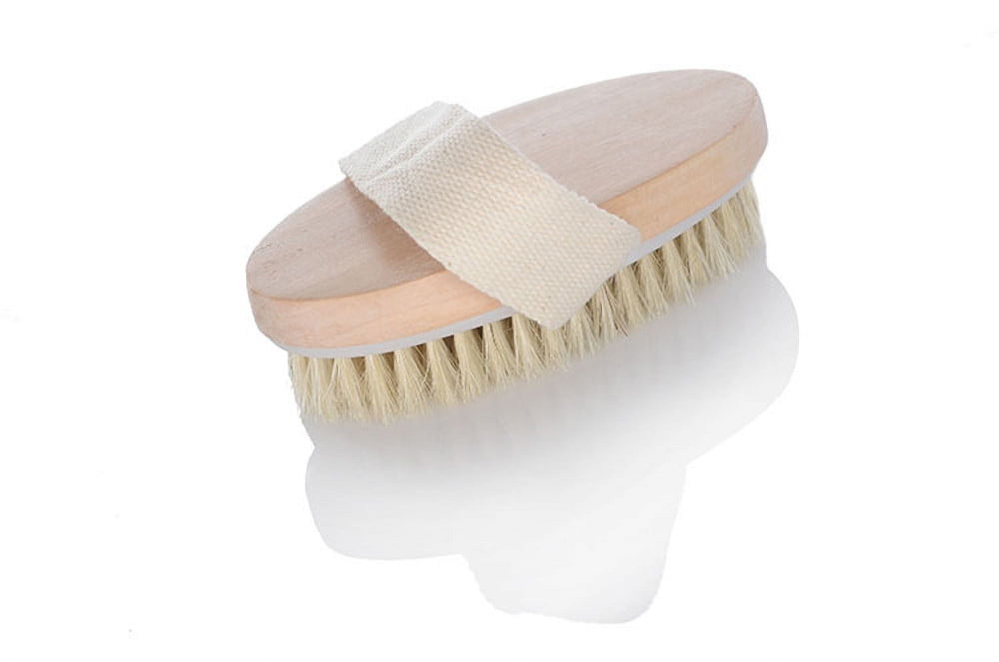 Bathroom Shower Dry Back Bath Spa Natural Wooden Body Brush for Gentle ...