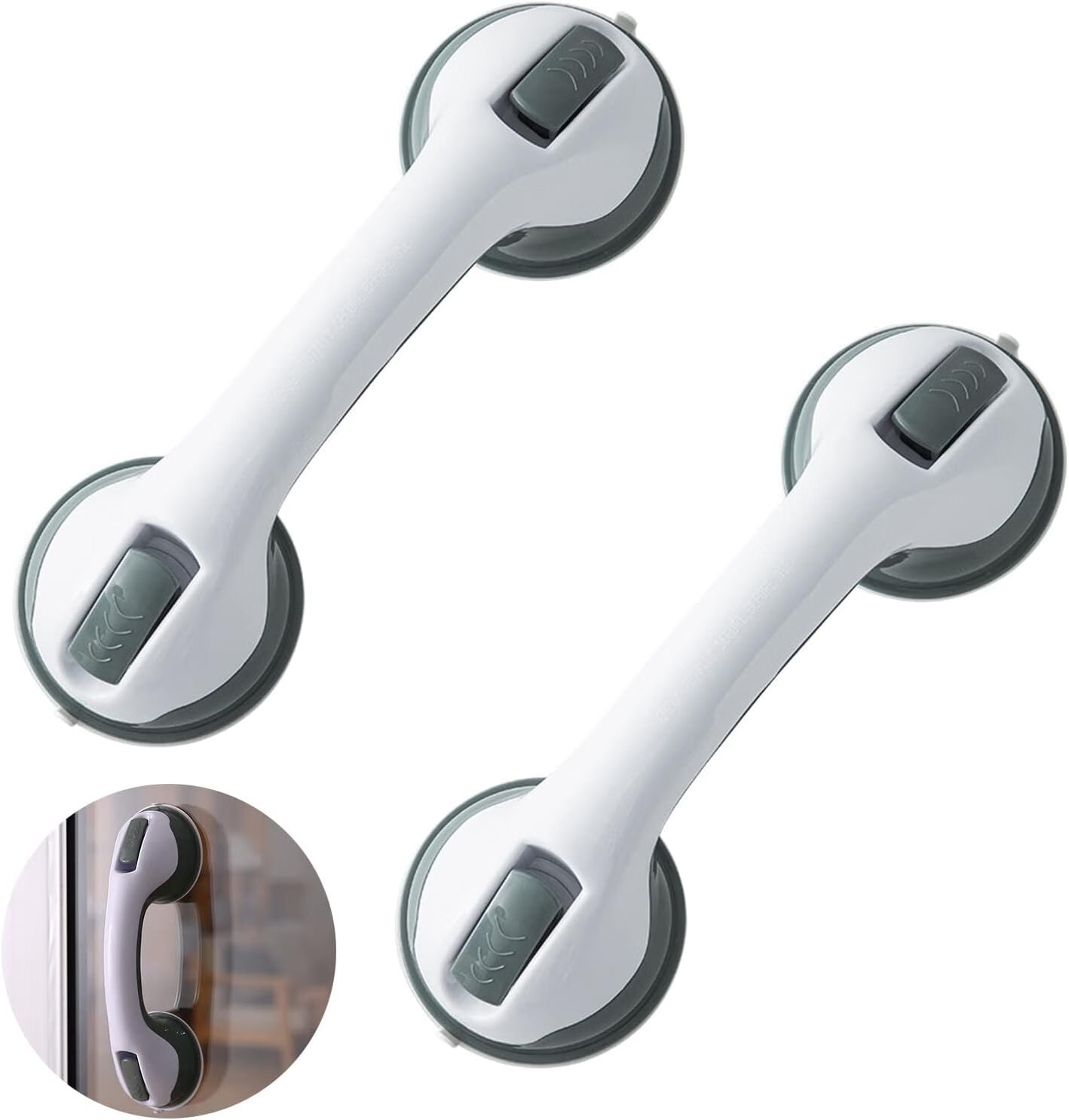 Bathroom Shower Grab Bars, 2Pack Shower Handle, Safety Anti-Slip Bath ...