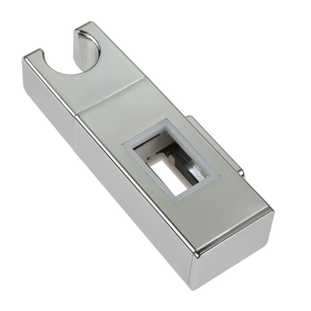 Bathroom Shower Head Holder Chrome Plated ABS Bracket Rectangular Riser ...