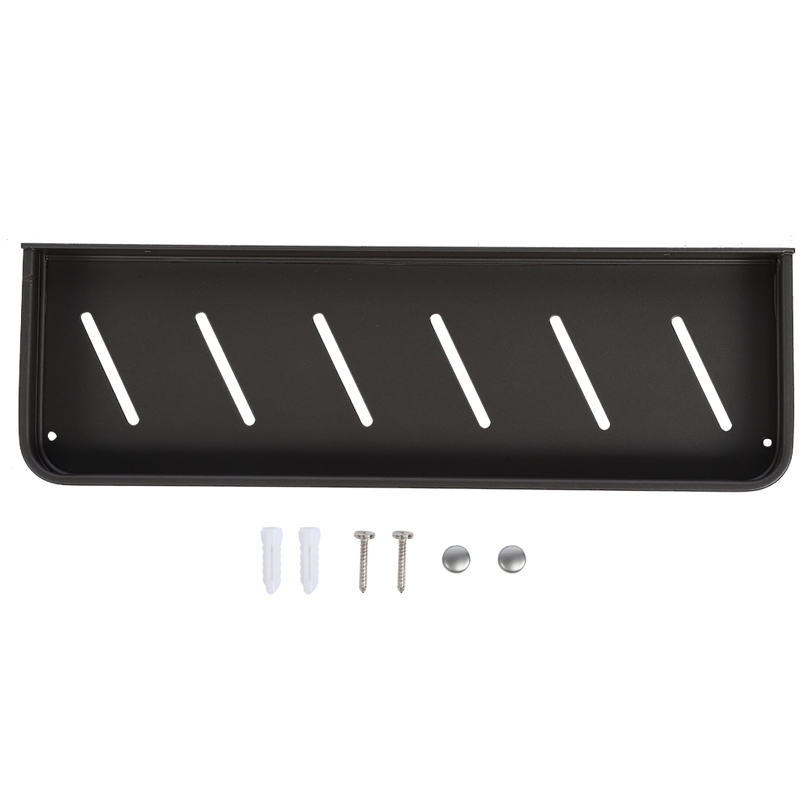 Bathroom Shower Shelf Wall Mounted Towel Storage Rack Shampoo Organizer ...