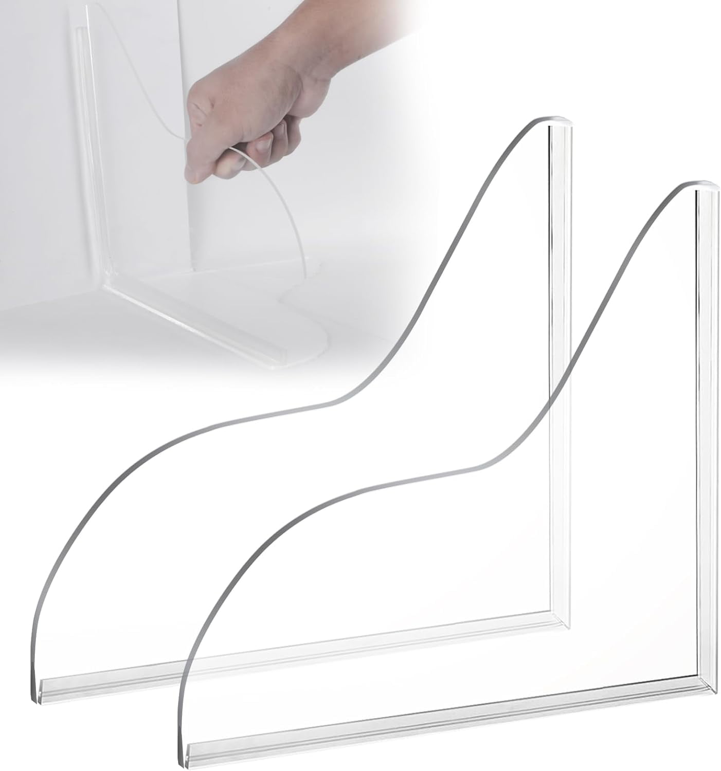 Bathroom Shower Splash Guard for Tub, 2 Pcs Bathtub Water Guards ...