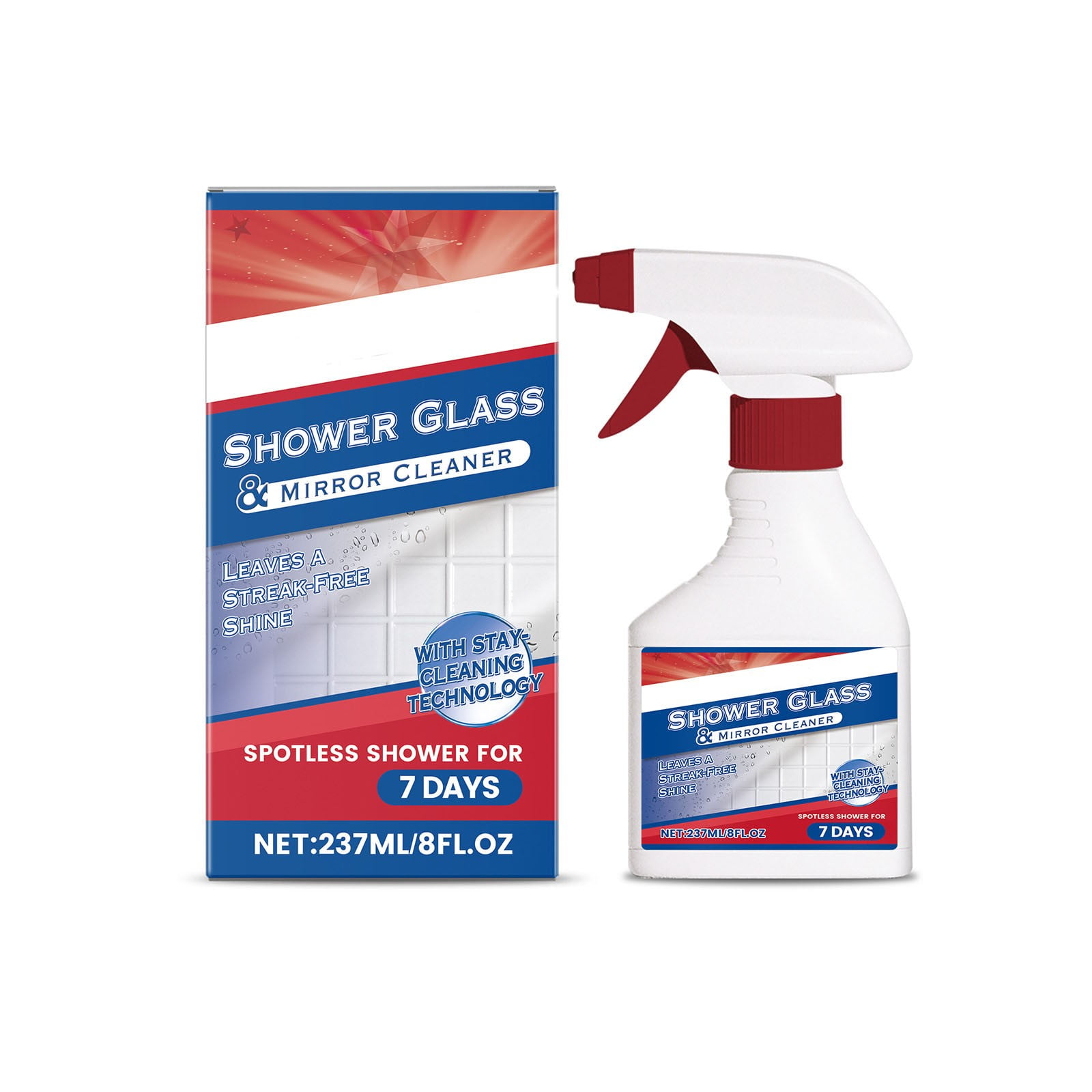 Bathroom Shower Water Stain Cleaner, Cleaner Hard Water Stain Remover ...