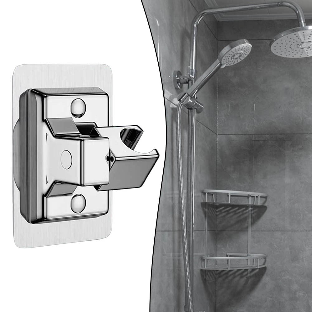 Bathroom Showerhead Wall Mounted Base With Large Panel Rotating Bracket ...