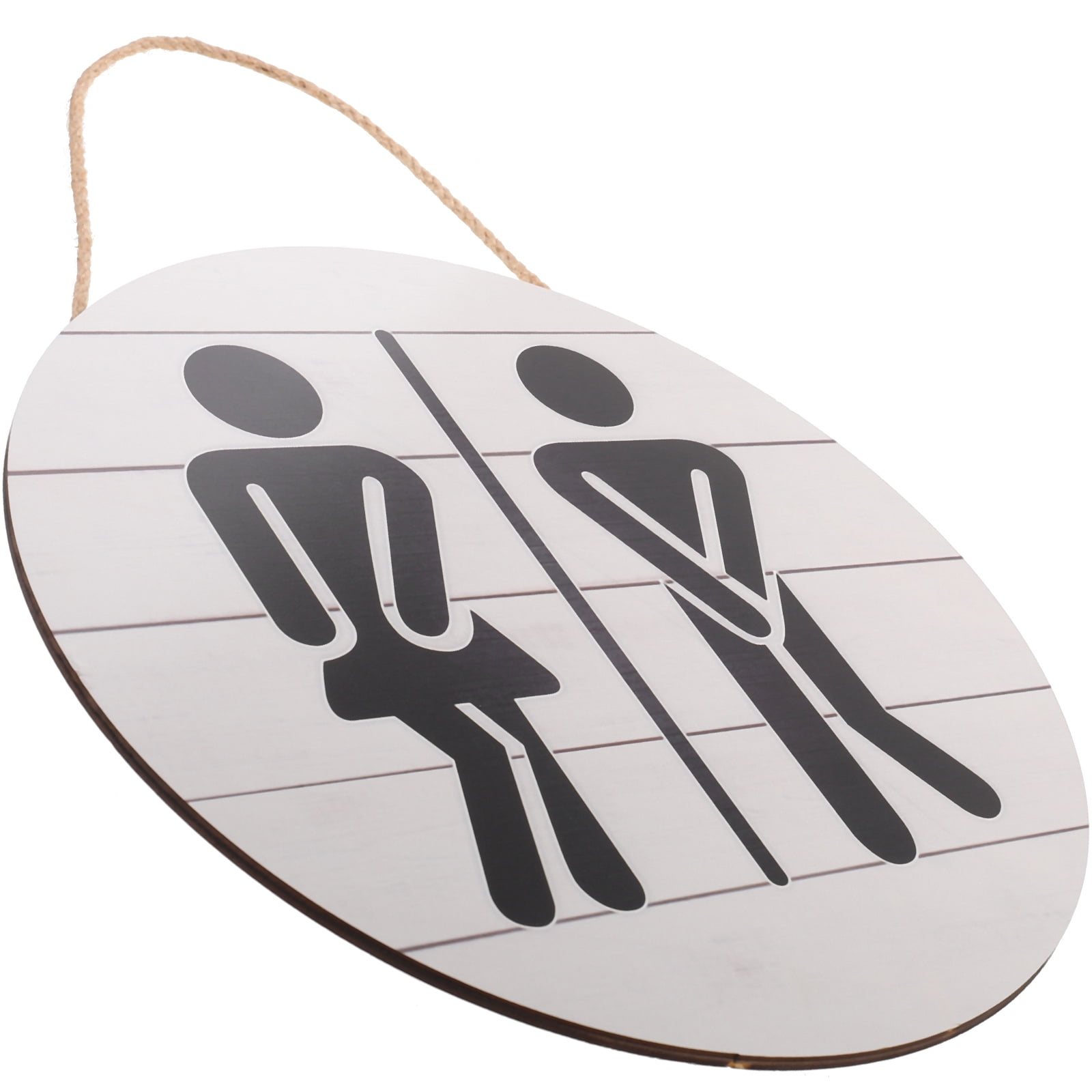 Bathroom Sign Toilet Restroom Sign Wall Art Decoration Wood Plaque ...