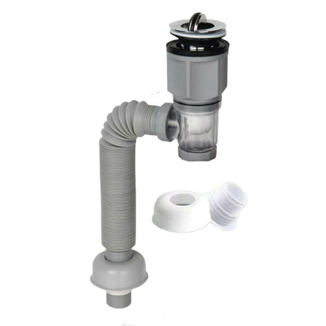Bathroom Sink Drain Pipe: Straight or Side Discharge Smell-Proof & Easy ...