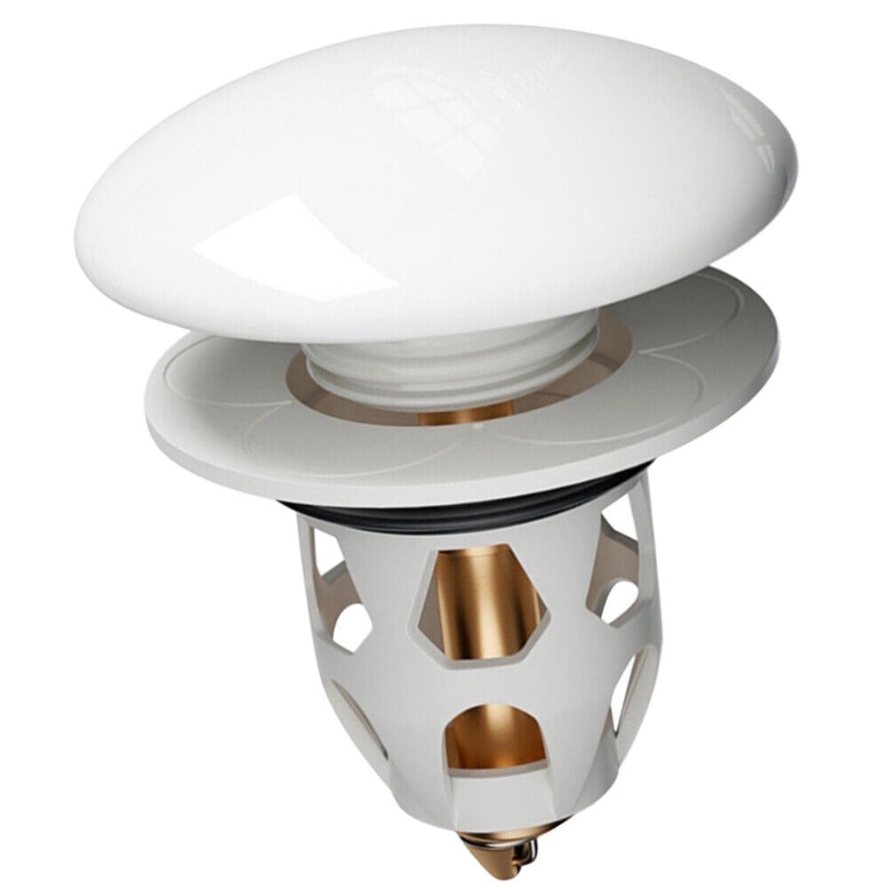 Bathroom Sink Drain Plug Anti-Clogging Basket Strainer Sink Drain ...