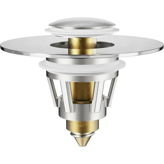 Bathroom Sink Drain Stopper - Pop Up Drain Stopper for Bathroom Sink ...