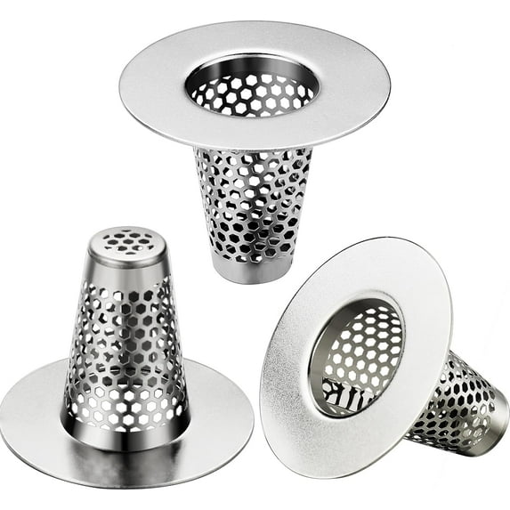 Bathroom Sink Drain Strainers for 1.1"-1.6" Depth Than 1.6" Drain Hole ...