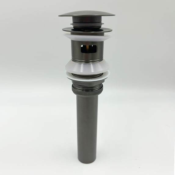 Bathroom Sink Drain with Overflow, Vessel Sink Lavatory Vanity Pop Up ...