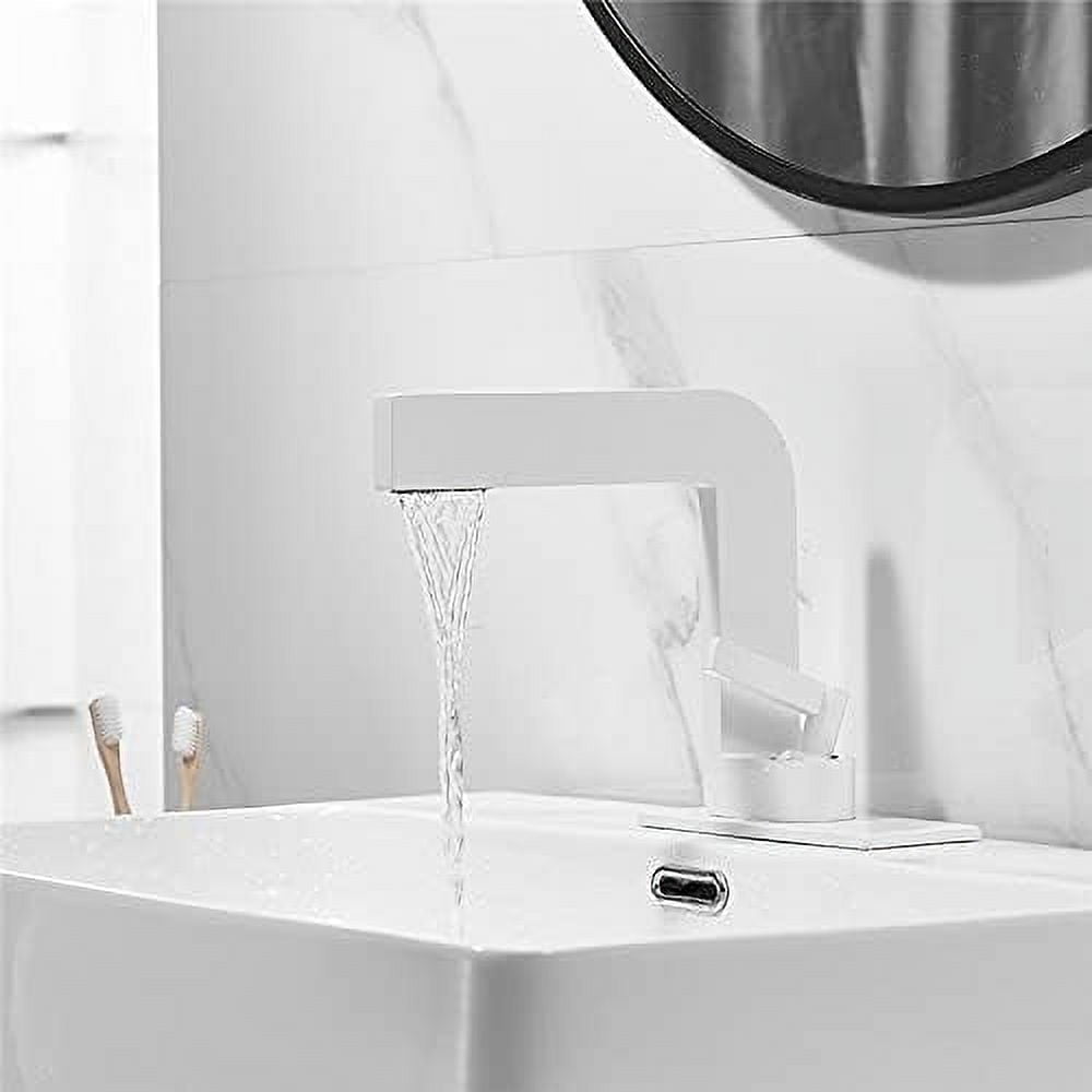 Bathroom Sink Faucet, Basin Faucet Modern Bathroom Sink Mixer Tap Brass ...