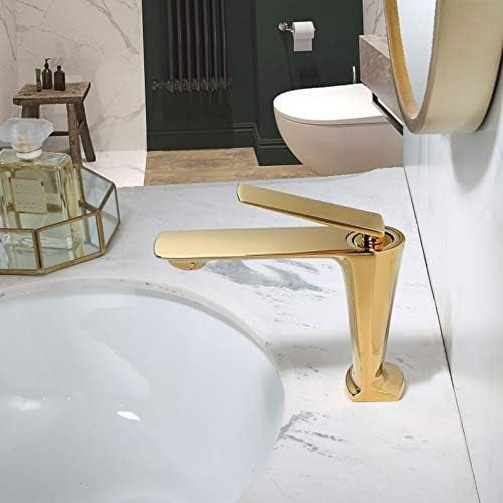 Bathroom Sink Faucet, Bathroom Faucet Basin Faucet Cold and Hot Water ...