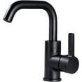 Bathroom Sink Faucet Brass Single Handle Basin Mixer Tap with Aerator ...
