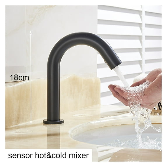 Bathroom Sink Faucet Contemporary Waterfall Outlet Gentle Effluent Hot ...