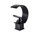 Bathroom Sink Faucet Contemporary Waterfall Outlet Gentle Effluent Hot ...