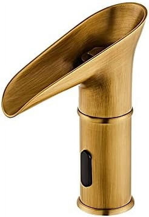 Bathroom Sink Faucet, Hot & Cold Bathroom Automatic Touch Free Sensor ...