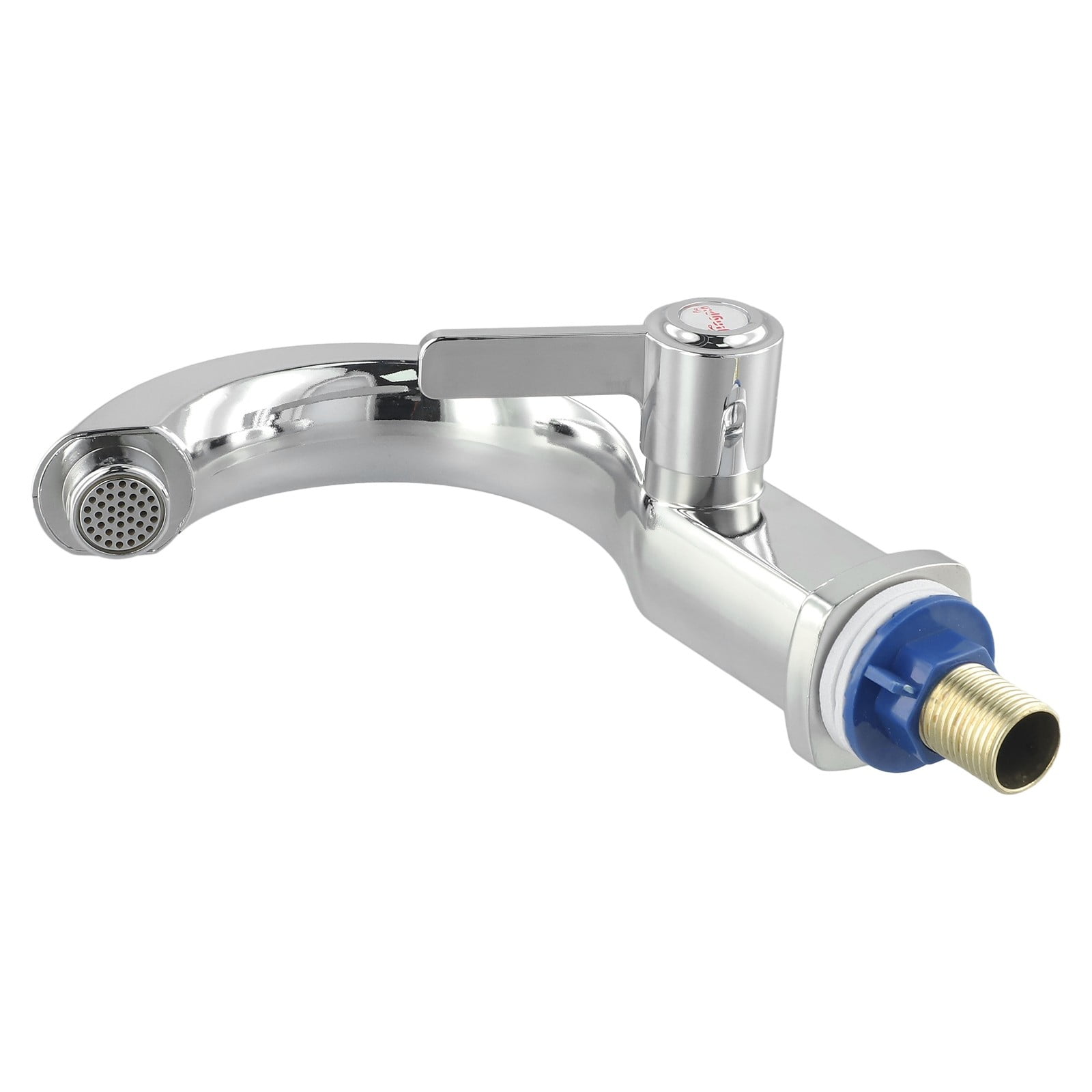 Bathroom Sink Faucet Moon Shaped Single Cold Tap Deck Mounted Wash ...