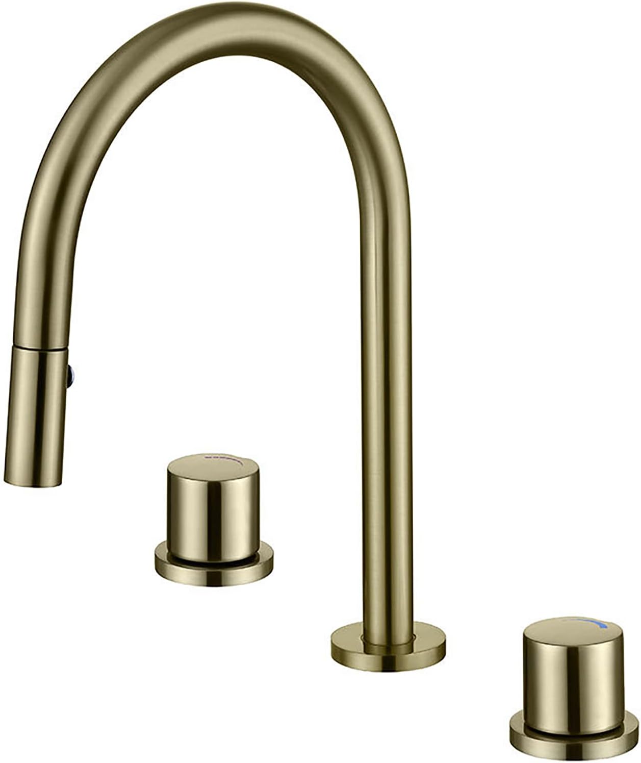 Bathroom Sink Faucet with Pull Out Sprayer, Bathroom Faucet 360° Swivel ...