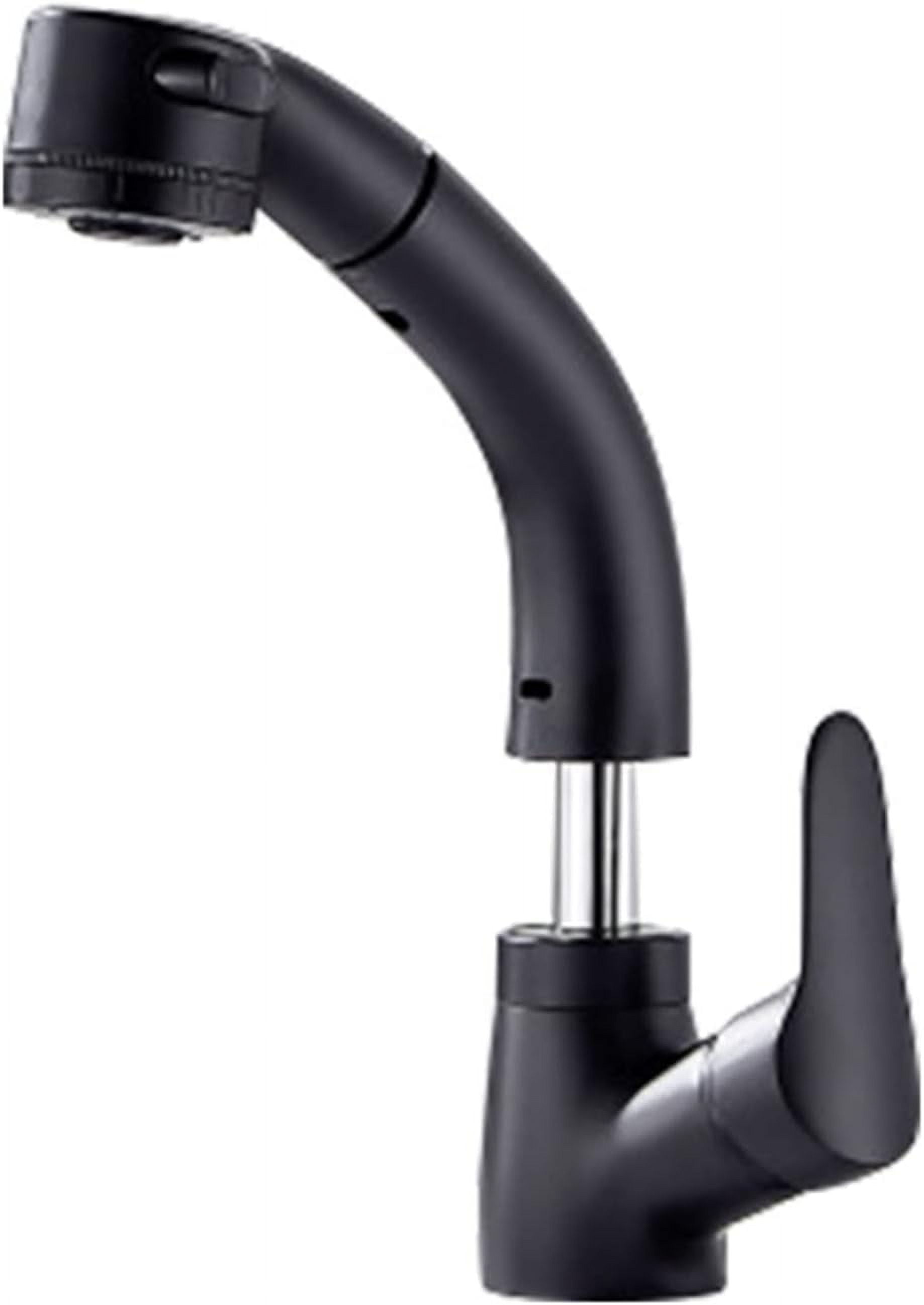 Bathroom Sink Faucet Pull Out Sprayer Dual Mode Mixer Tap for Hot and ...