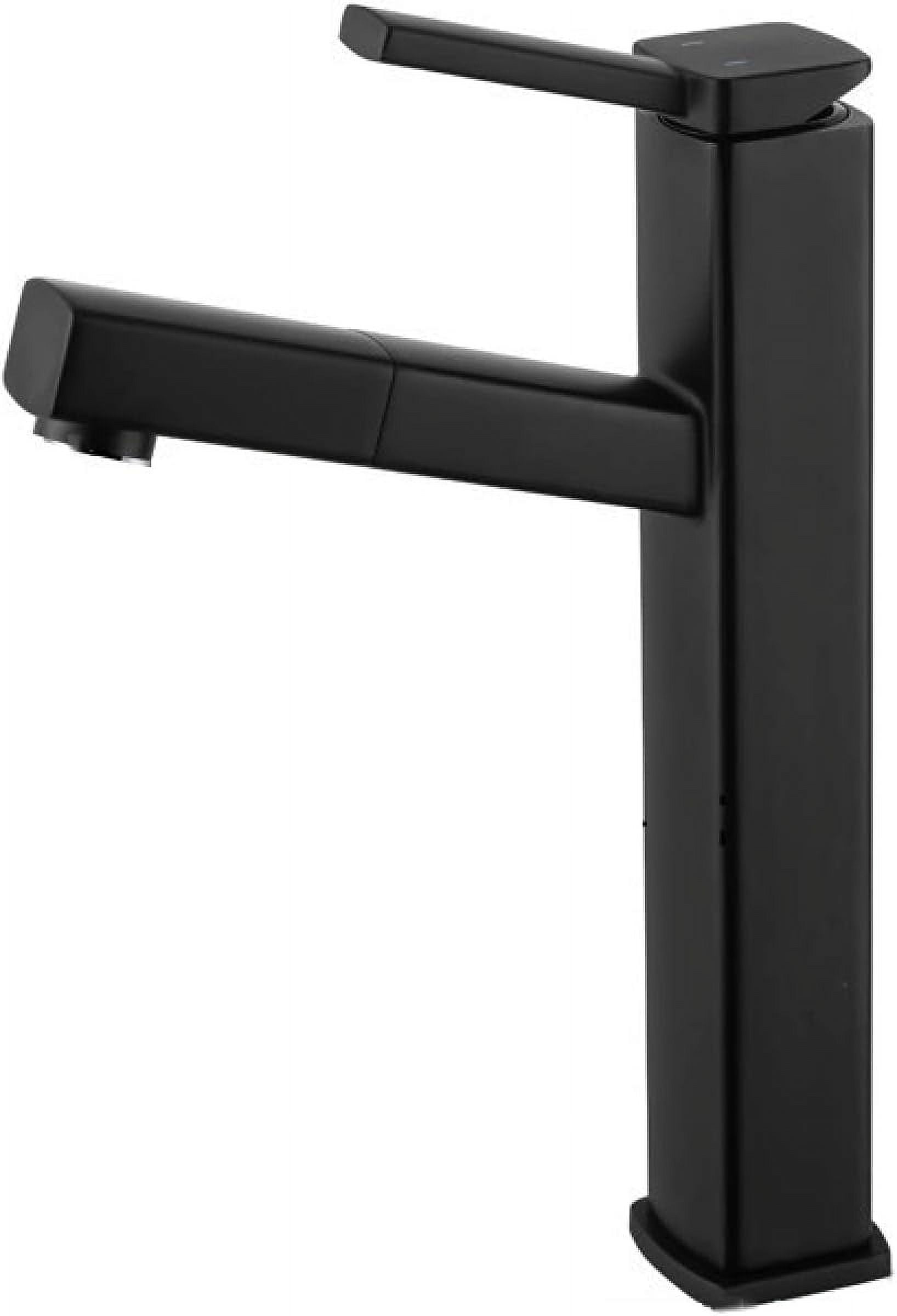 Bathroom Sink Faucet with Pull Out Sprayer Retractable All Copper Mixer ...