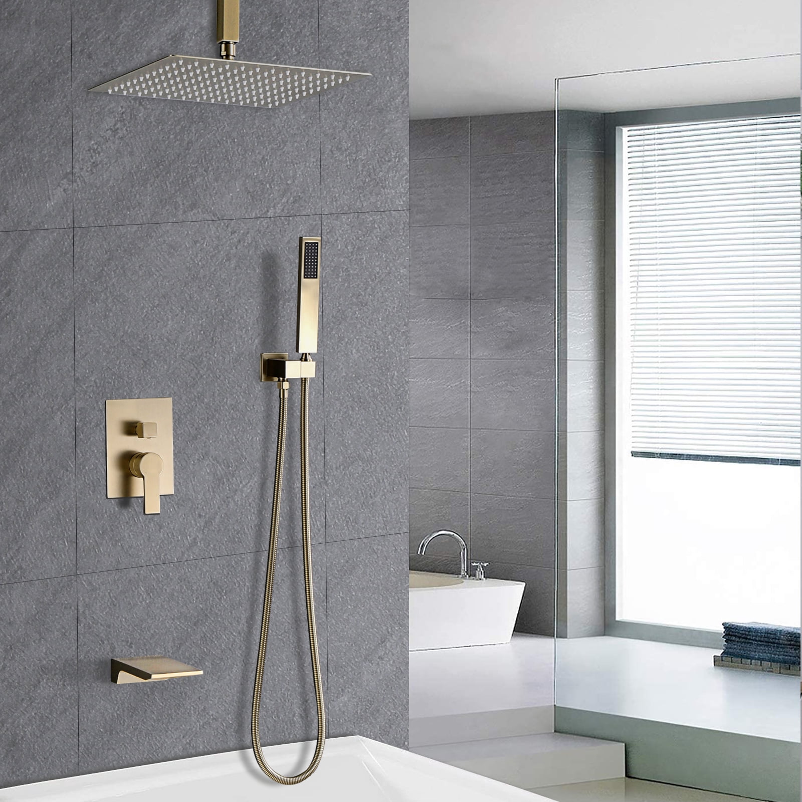 Bathroom Sink Faucet Replacement Shower Faucet Set, Shower System ...