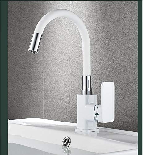 Bathroom Sink Faucet Single Handle Rotation Basin Mixer Faucet Cold and ...