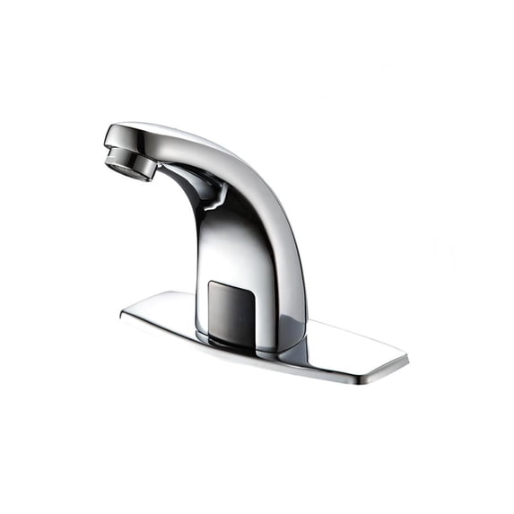 Touchless Bathroom Sink Faucet with Auto Sensor, Temp Control, Solid ...