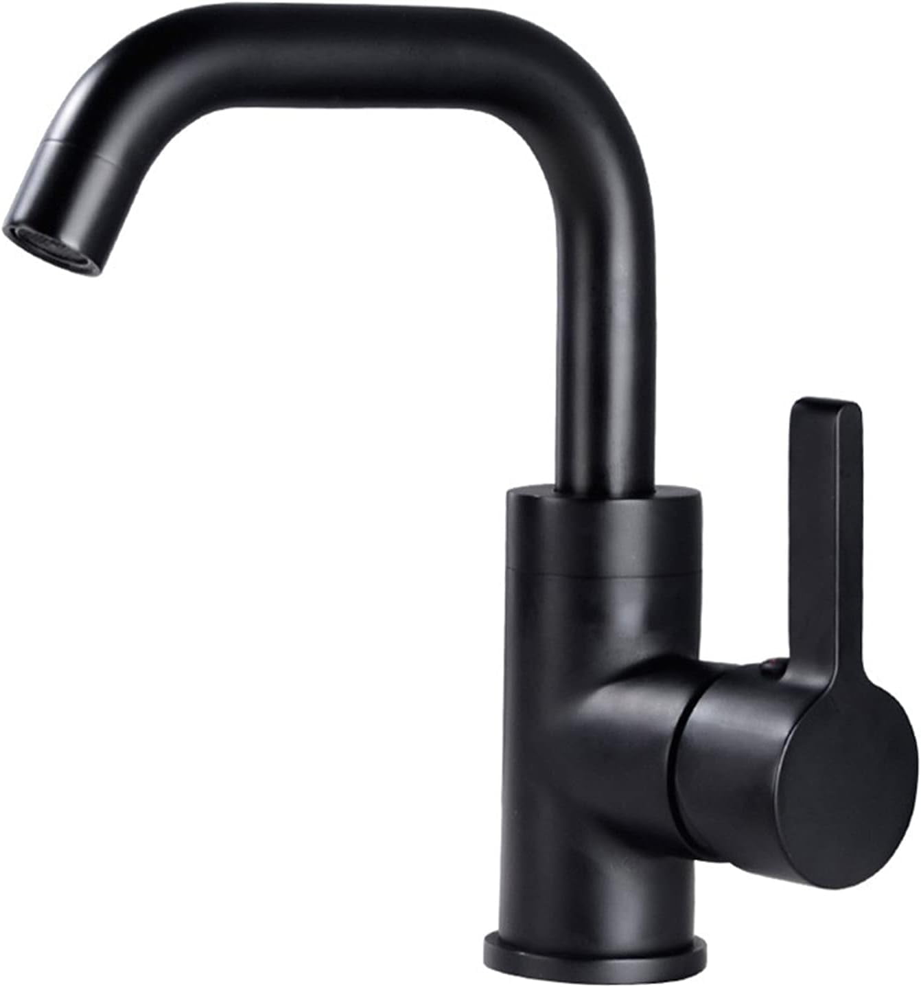 Bathroom Sink Faucet brass Single Handle Basin Mixer Tap With aerator ...
