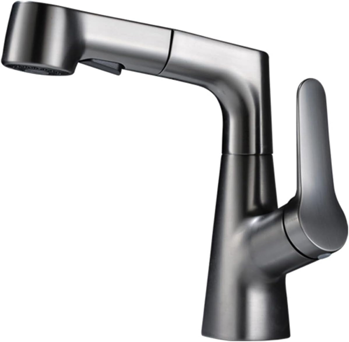 Bathroom Sink Faucet with Pull Down Sprayer liftable Dual Mode hot and ...