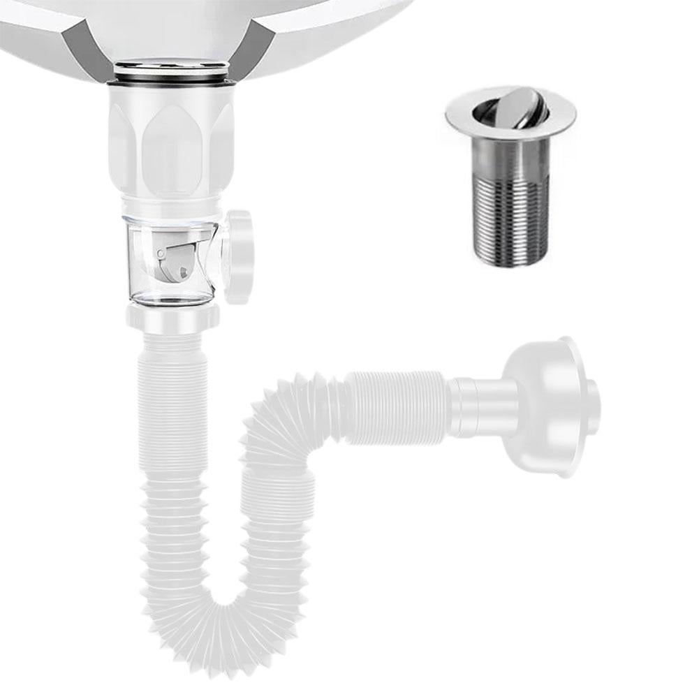Bathroom Sink Flexible Pipe Sink Basin Water Drain Hose Tube Set New ...