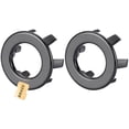 Bathroom Sink Overflow Ring: 2 Pack Solid Brass Bathroom Vessel Sink ...