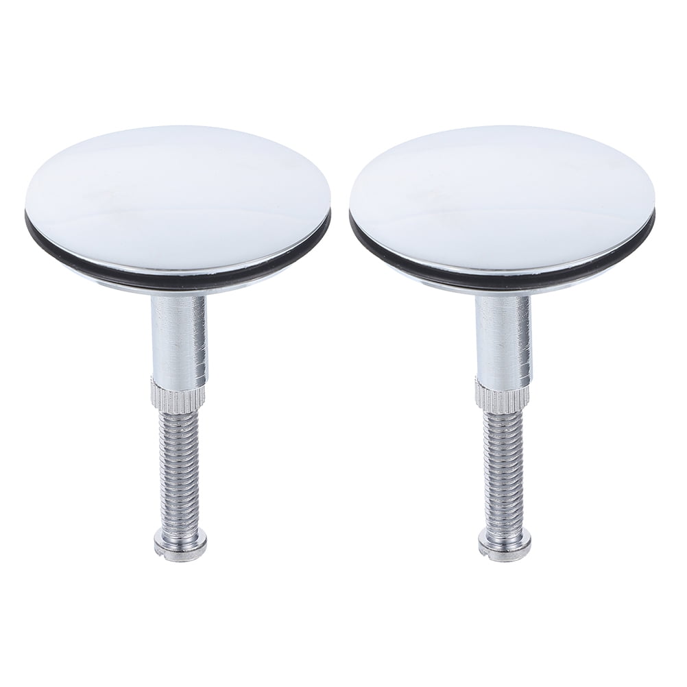 2pcs Bathtub Waste Plug Bathroom Sink Plug Metal Faucet Cover Brass ...