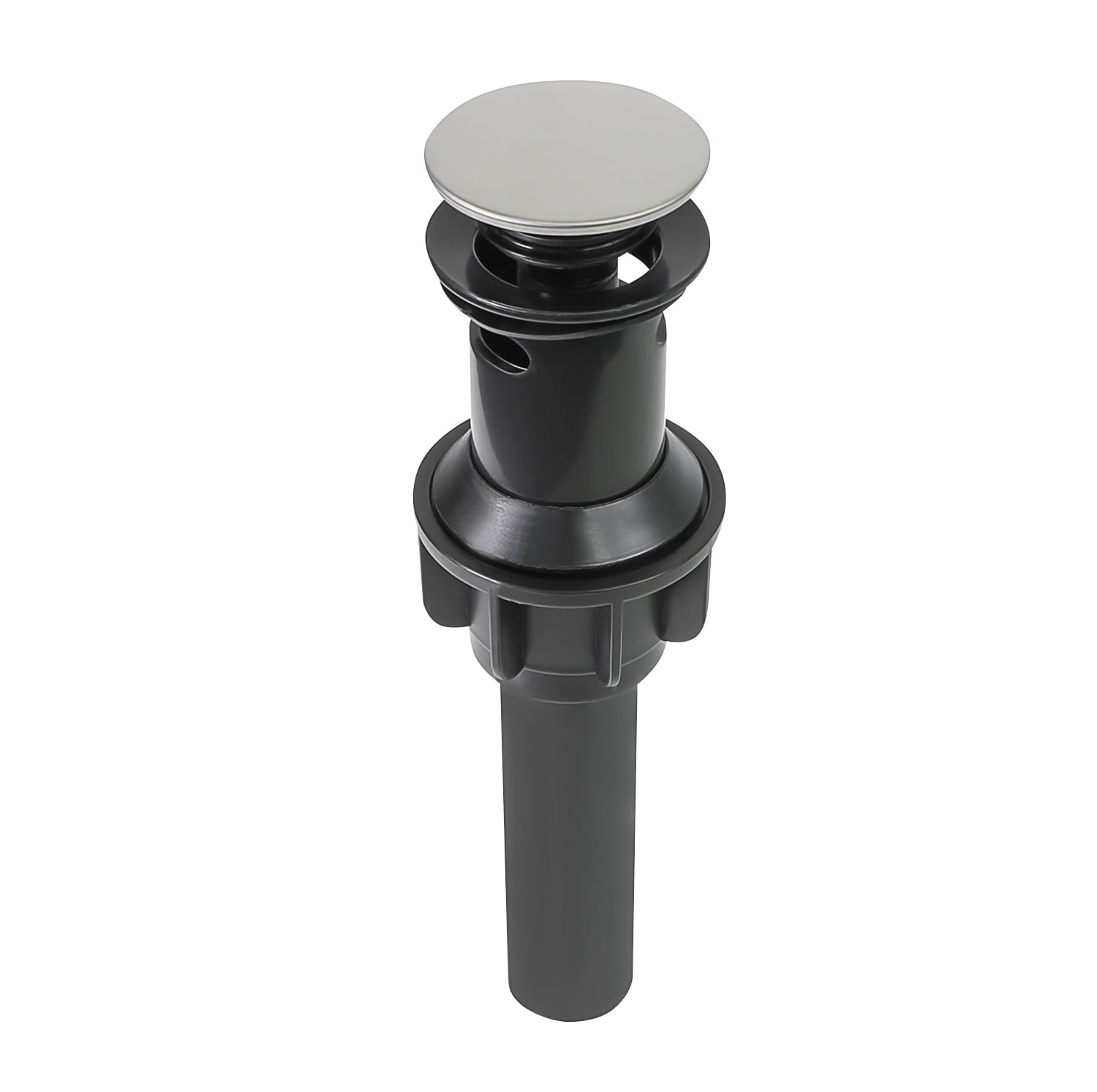Bathroom Sink Pop-Up Drain Assembly with Overflow for vanity, Brushed ...