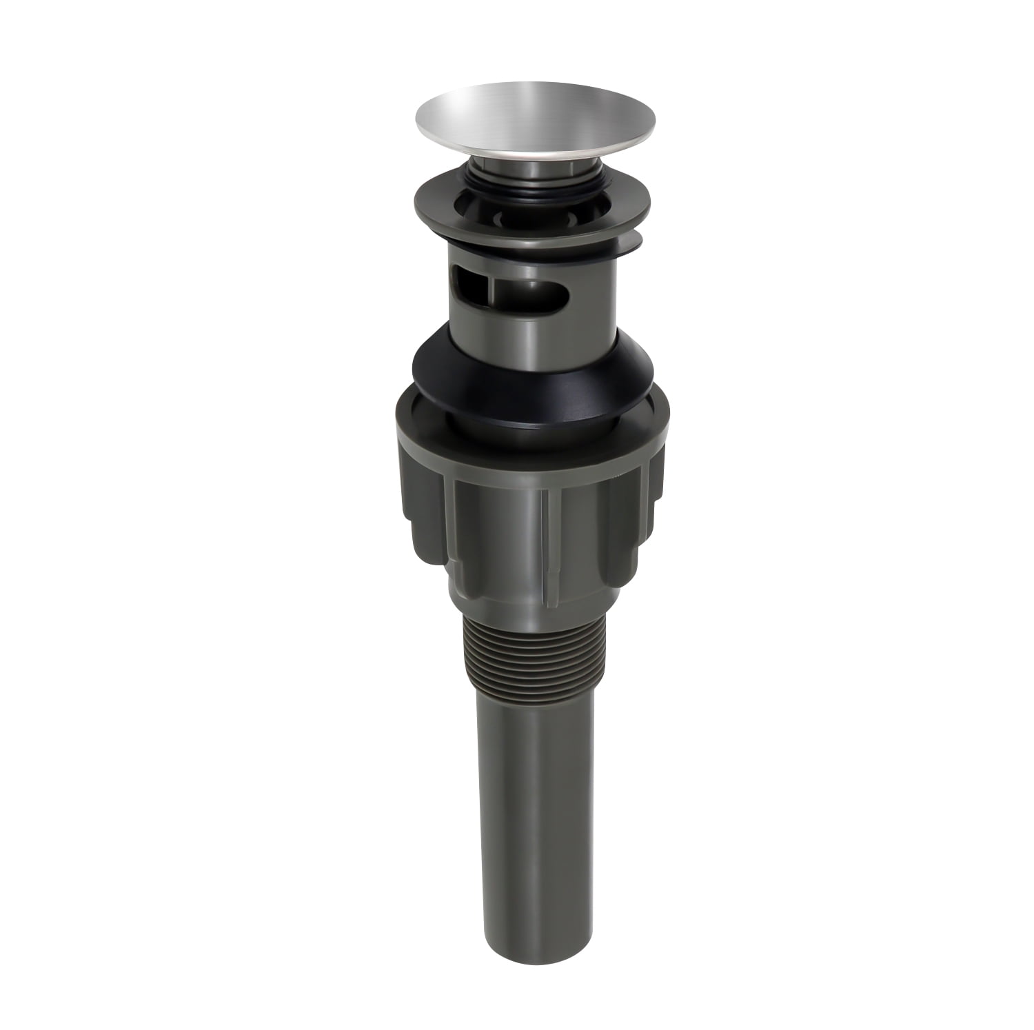 Bathroom Sink Pop-Up Drain Assembly with Overflow for vanity, Chrome ...