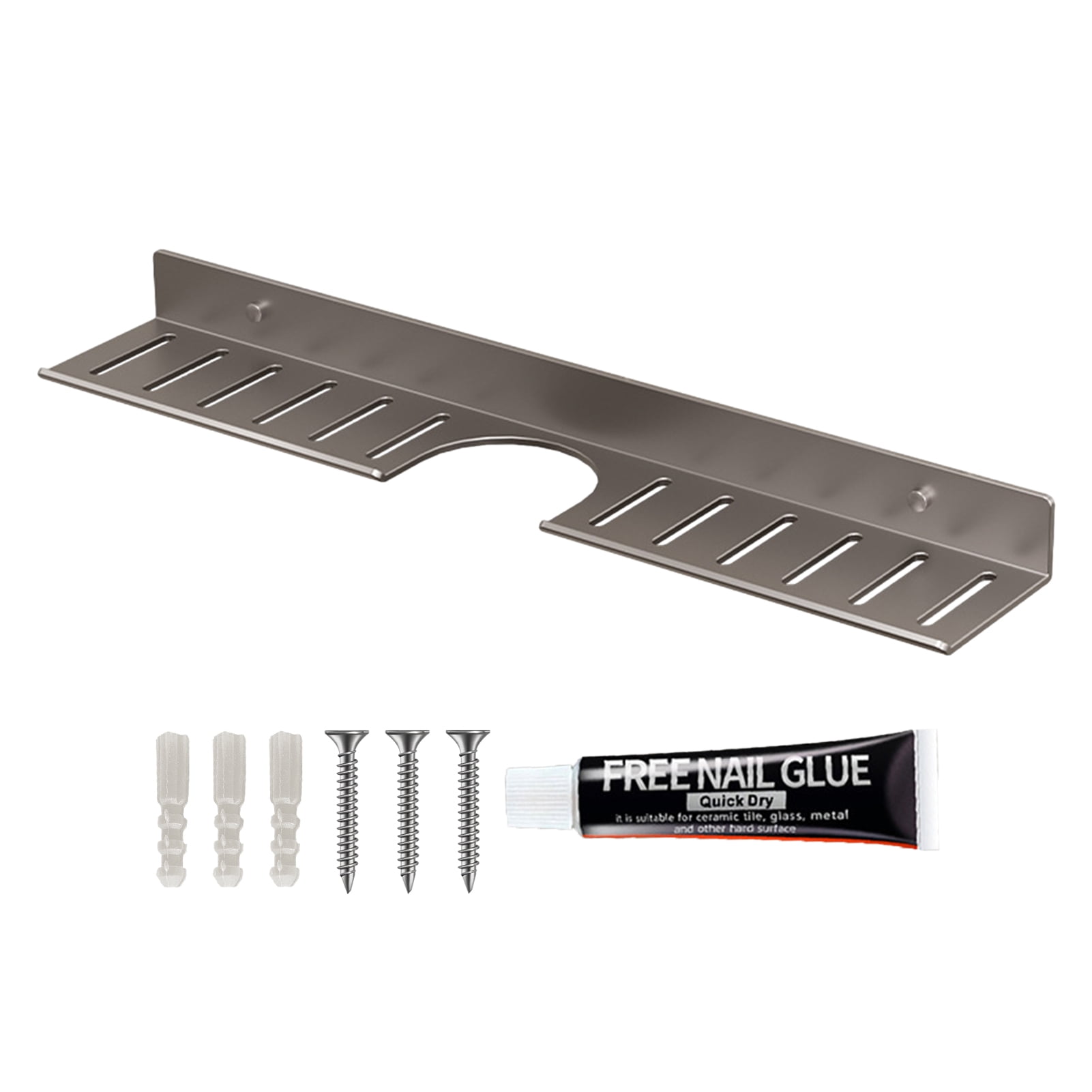 Bathroom Sink Shelf Over Faucet, Wall Mount Floating Shelf Over Sink ...