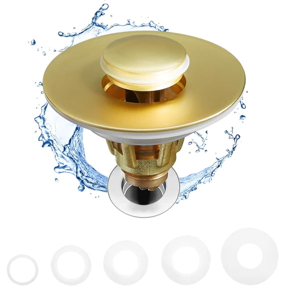 Bathroom Sink Stopper, 1.1-1.77 Inch Basin Pop Up Sink Drain Stopper ...