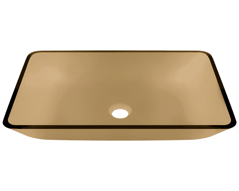 Bathroom Sink Vessel - Colored Glass - Walmart.com