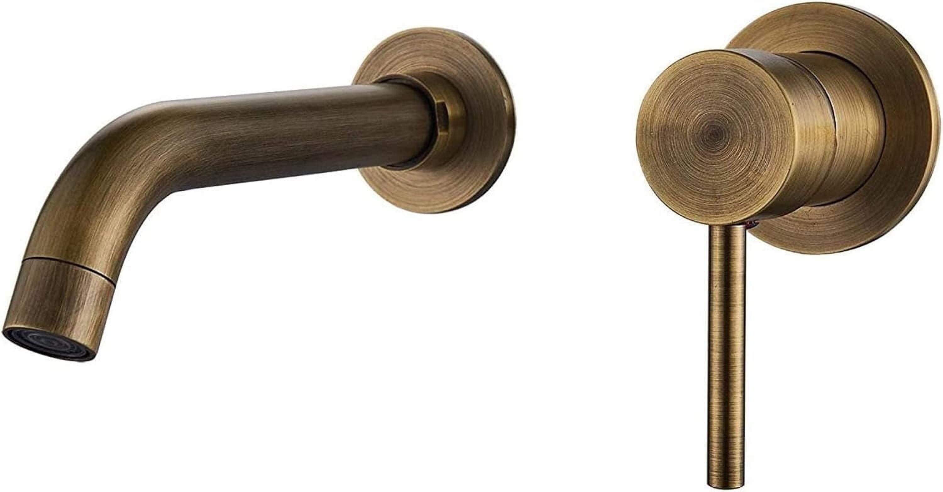 Bathroom Sink Vessel Faucet Taps Washbasin Faucet Antique Brass Single ...