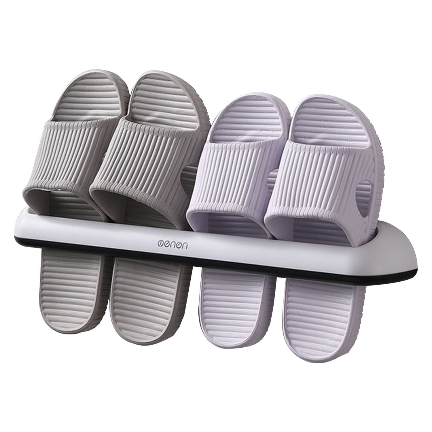 Bathroom Slippers Rack Wall Mounted Shoe Organizer Rack Slippers Holder ...