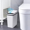 Bathroom Smart Touchless Trash Can 2.2 Gallon Automatic Motion Sensor ...