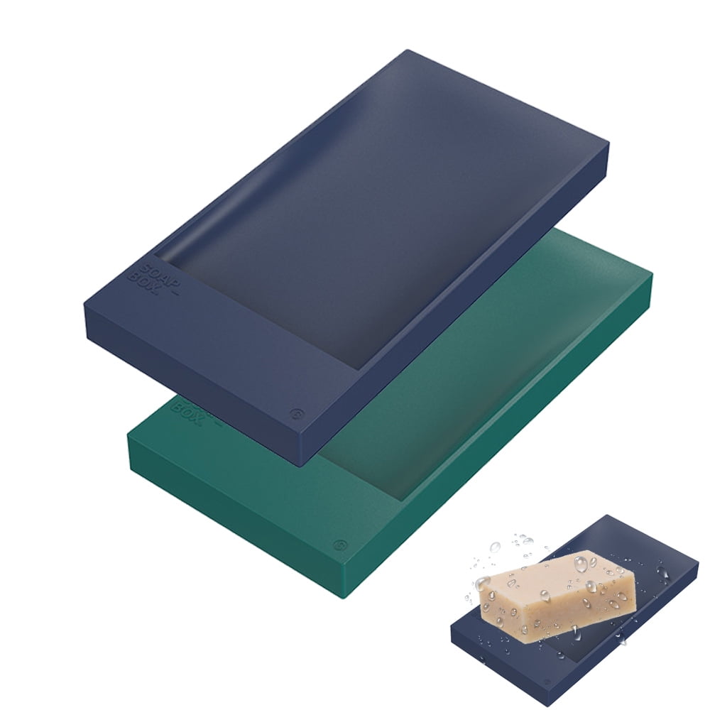 Bathroom Soap Dishes Dish Holder Stand Saver Tray Case for Shower ...