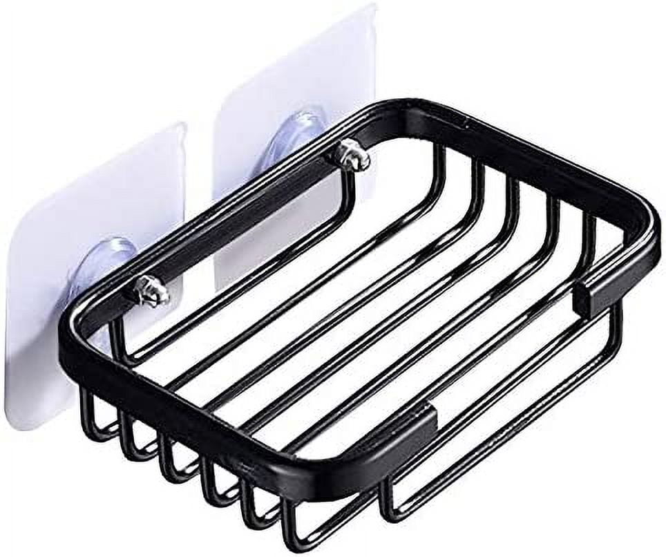 Bathroom Soap Holder,Aluminium Adhesive Shower Soap Dish Sponge Holder ...