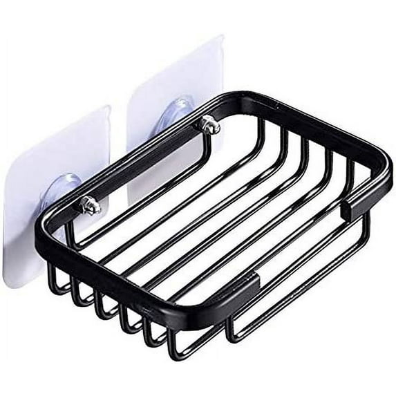 Bathroom Soap Holder,Aluminium Adhesive Shower Soap Dish Sponge Holder ...