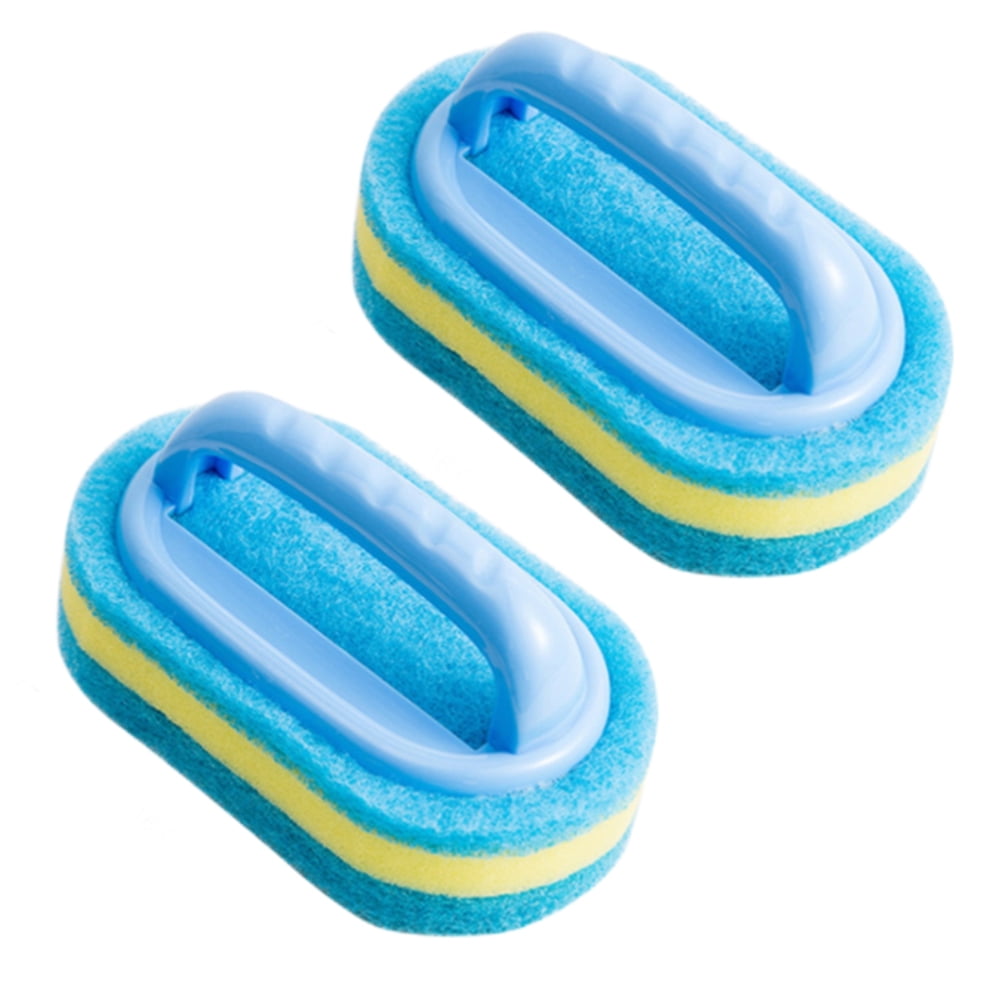 Bathroom Sponges for Non-Stick Pan Cleaning, Quick Drying Ergonomic ...