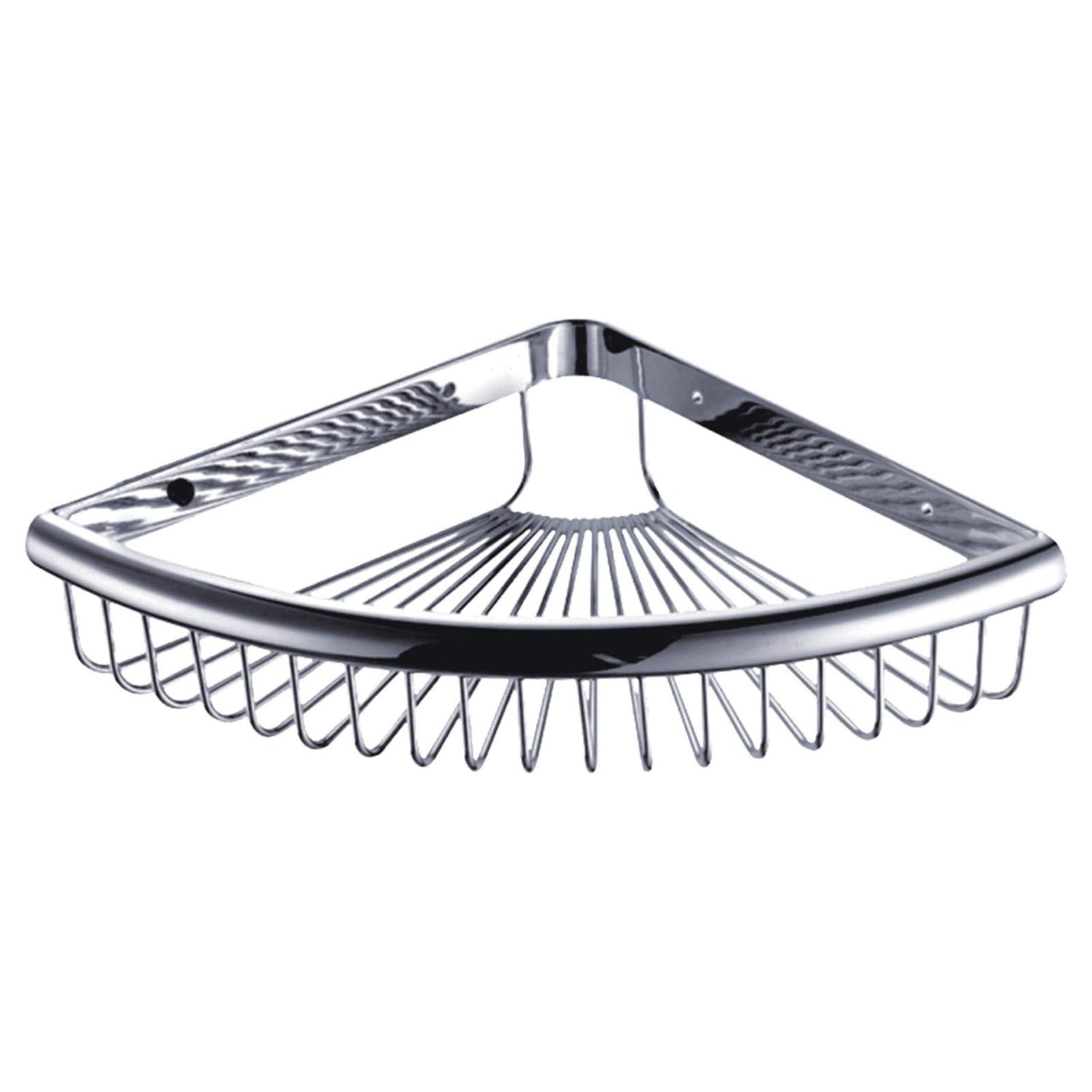 Bathroom Stainless Steel Perforated Triangle Mesh Basket Storage Basket ...