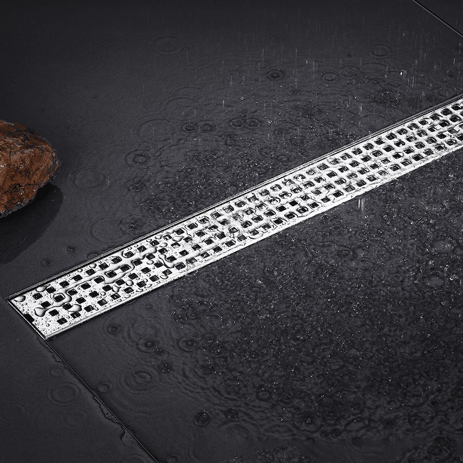 Bathroom Stainless Steel Rectangular Floor Drain Hotel Shower Room ...