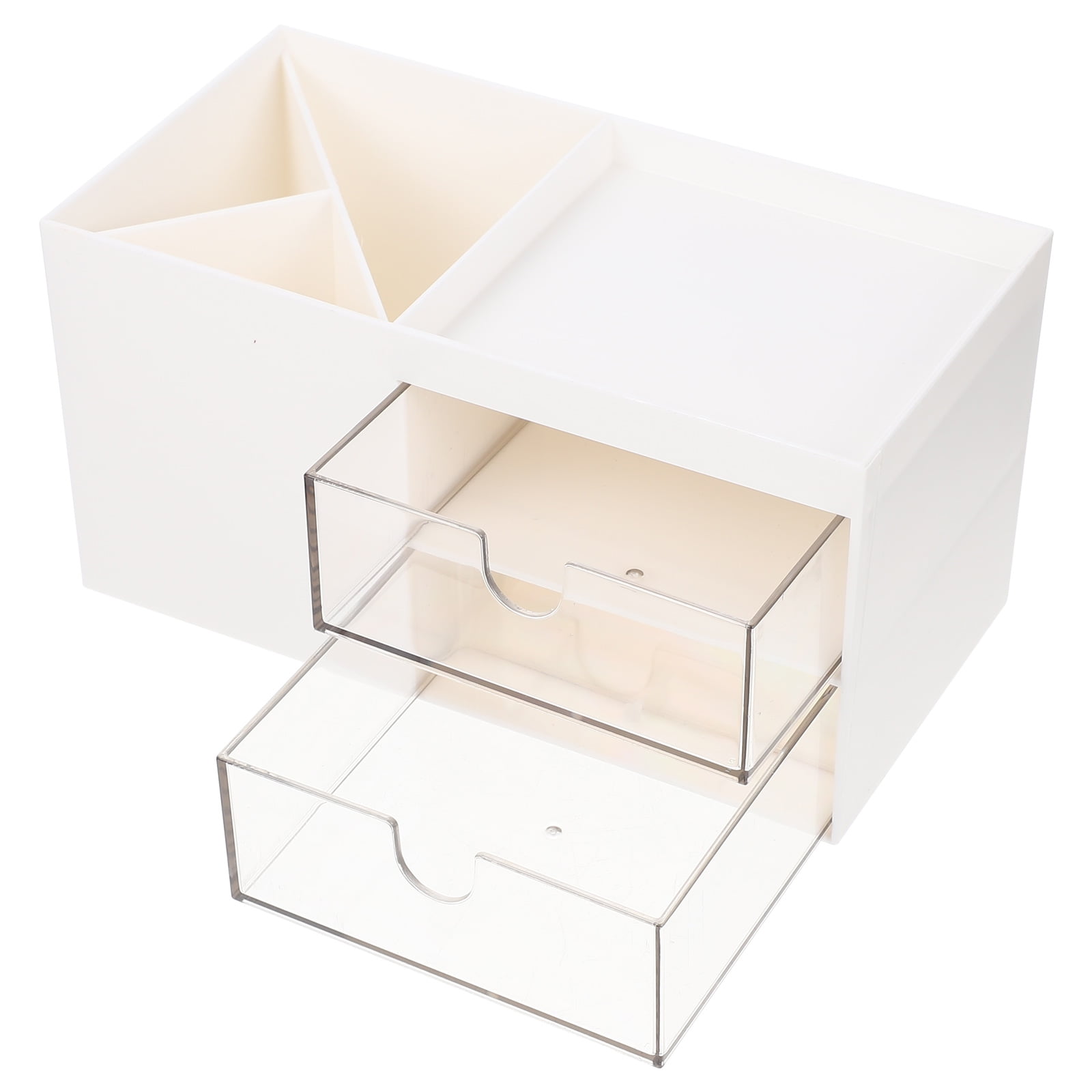 Bathroom Storage Box Organizer Vanity Plastic Bins Multifunction Home ...