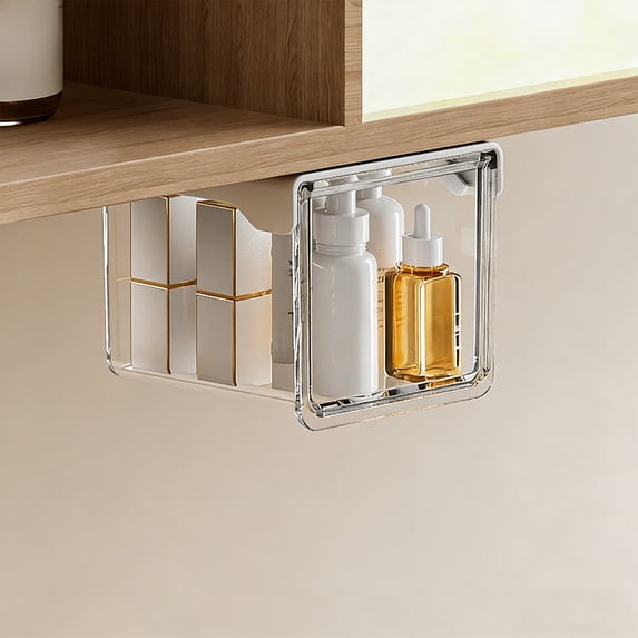 Bathroom Storage Box, Transparent Drawer Style, Modern Aesthetic ...