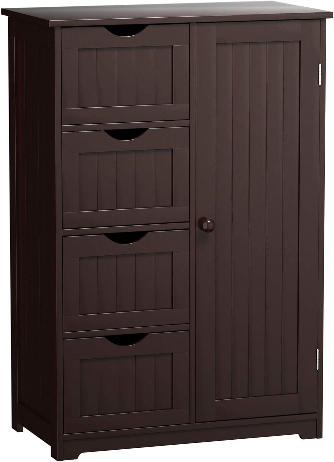 Bathroom Storage Cabinet with Drawers - 4 Drawer Storage Organizer w ...